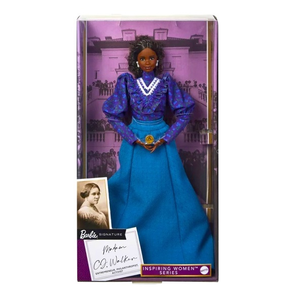 Mattel | Toys | Madam Cj Walker Barbie Inspiring Women Doll Collectible ...